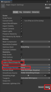 【Unity】3Dキャラをインポート～基本設定 - yousk3Dメモ