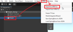VRMセットアップ① 導入～基本セットアップ - yousk3Dメモ