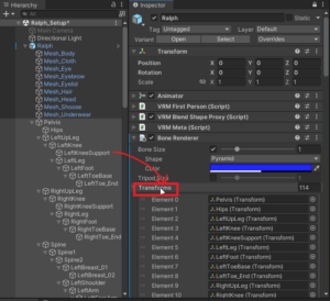 【Unity】ボーンを可視化する - yousk3Dメモ